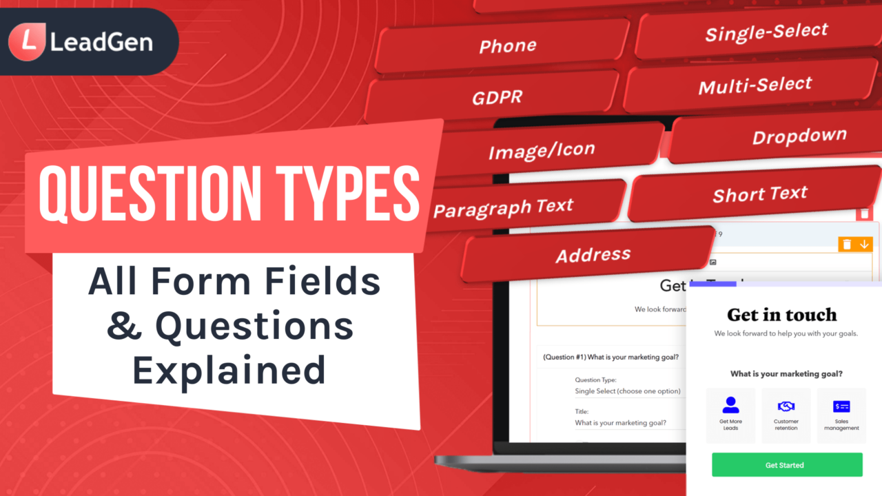 Form Fields - LeadGen App